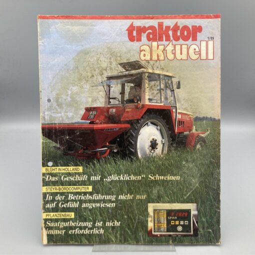 STEYR Magazin "Traktor aktuell" 01/1989 AgRaritäten Shop