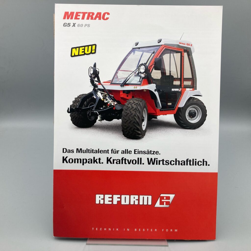 REFORM Prospekt METRAC G5 X 60PS AgRaritäten Shop