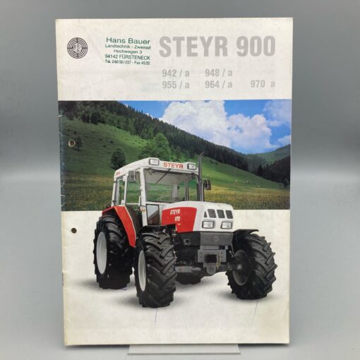STEYR Prospekt Traktor 900 AgRaritäten Shop
